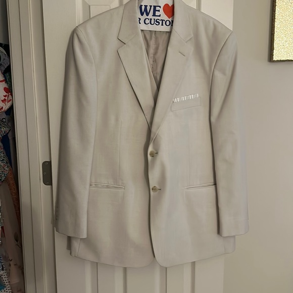 Stafford | Suits & Blazers | Light Cream Mens Suit | Poshmark
